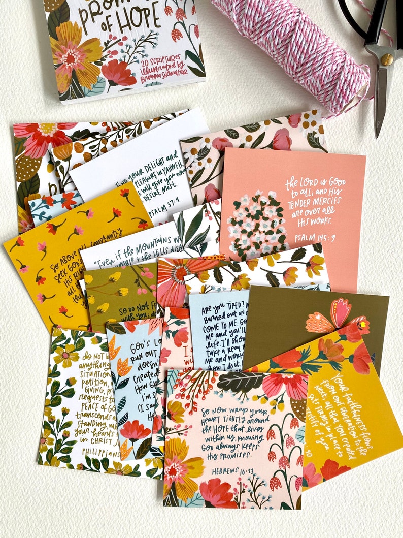 Promises of Hope Scripture Cards {DIGITAL} - Etsy