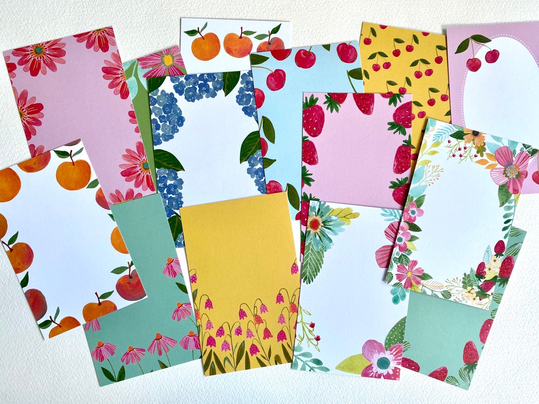 Summer Postcard/notes Set - Etsy