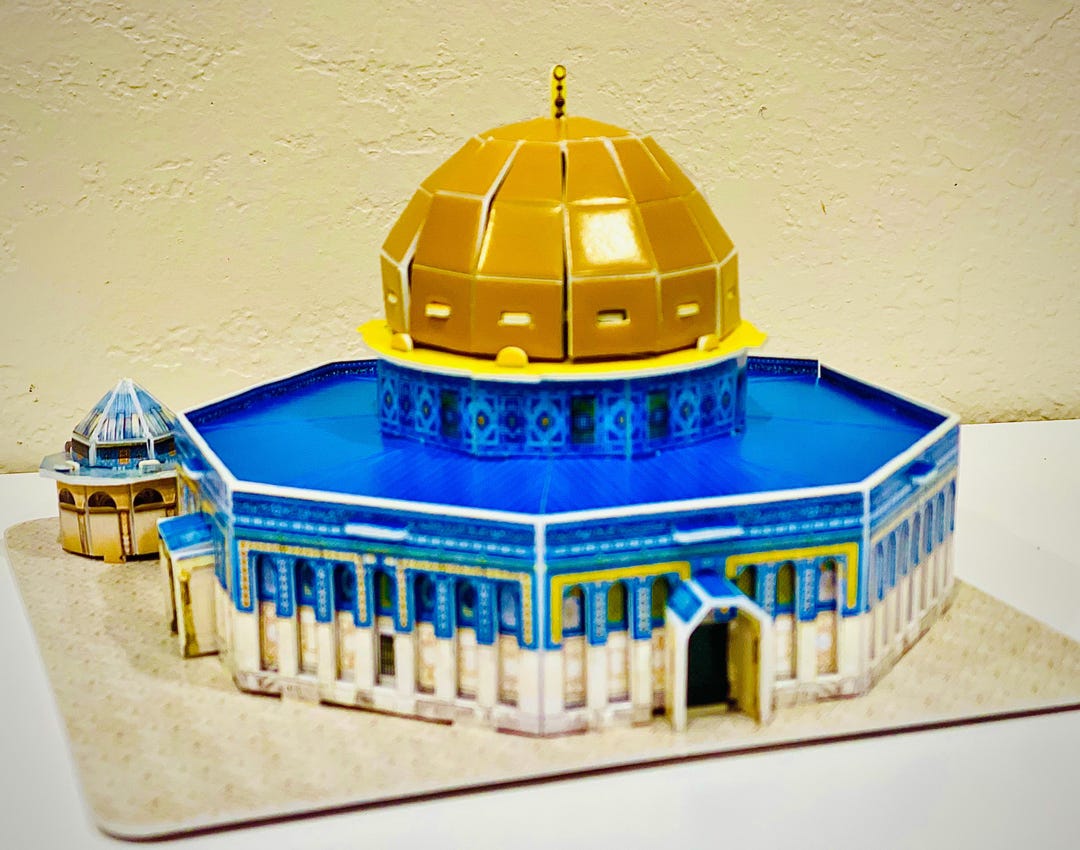 Dome of the Rock 3D Puzzle, Dome of the Rock Building Blocks - Etsy