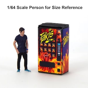 1/64 Scale Diorama Vending Machine SNACKS Model City Accessory S Scale ...