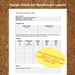 Cross Stitch Graph Paper Needlework Grid Template PDF Instant Download ...