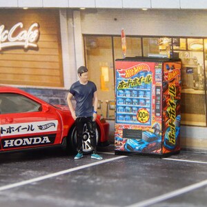 1/64 Scale Diorama Display Vending Machine Diecast Car for Diorama ...