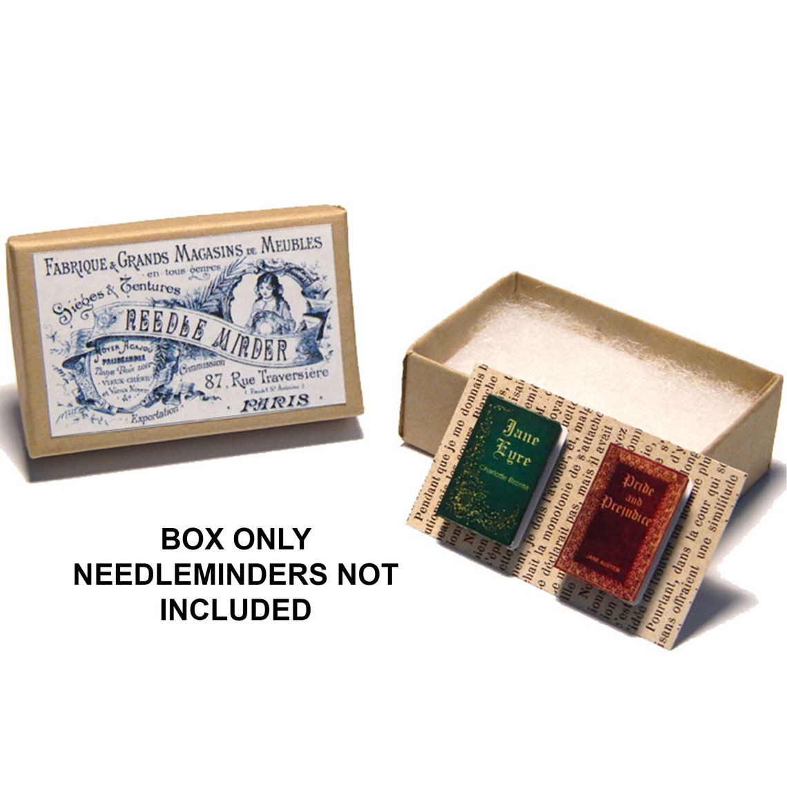 Needle Minder Gift Box Empty Box or Storage Box Kraft With - Etsy