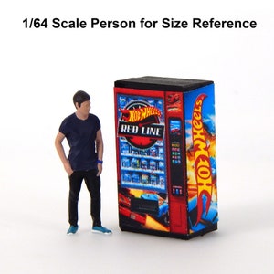 1/64 Scale Diorama Display Vending Machine Diecast Car for Diorama ...