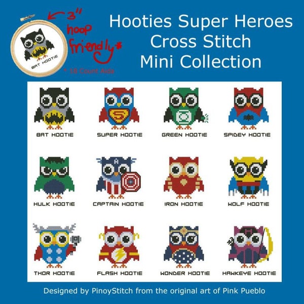 Super Hero Cross Stitch Pattern - Etsy