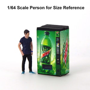 1/64 Scale Diorama Vending Machine SODA Pop Model City Accessory S ...