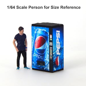 1/64 Scale Diorama Vending Machine SODA Pop Model City Accessory S ...