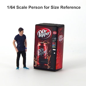 1/64 Scale Diorama Vending Machine SODA Pop Model City Accessory S ...