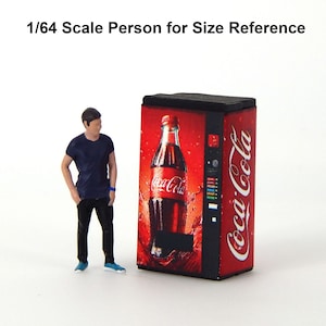 1/64 Scale Diorama Vending Machine SODA Pop Model City Accessory S ...