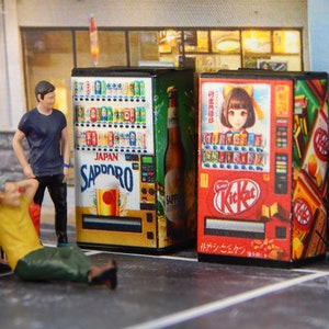 1/64 Scale Diorama Display Vending Machine JAPAN for Diorama Supply ...
