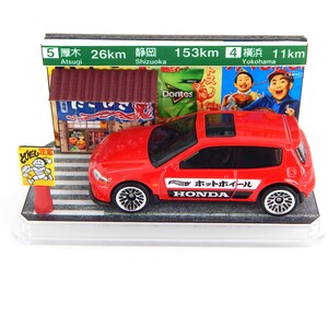 1/64 Diecast Car Diorama Japanese Honda Civic Mini Diorama Japan Street ...
