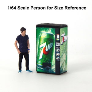 1/64 Scale Diorama Vending Machine SODA Pop Model City Accessory S ...