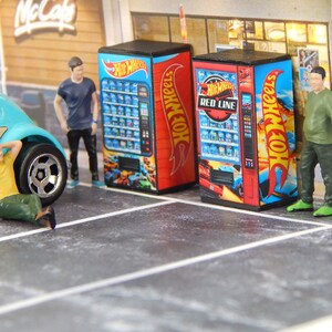 1/64 Scale Diorama Display Vending Machine Diecast Car for Diorama ...