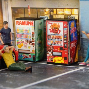 1/64 Scale Diorama Display Vending Machine JAPAN for Diorama Supply ...
