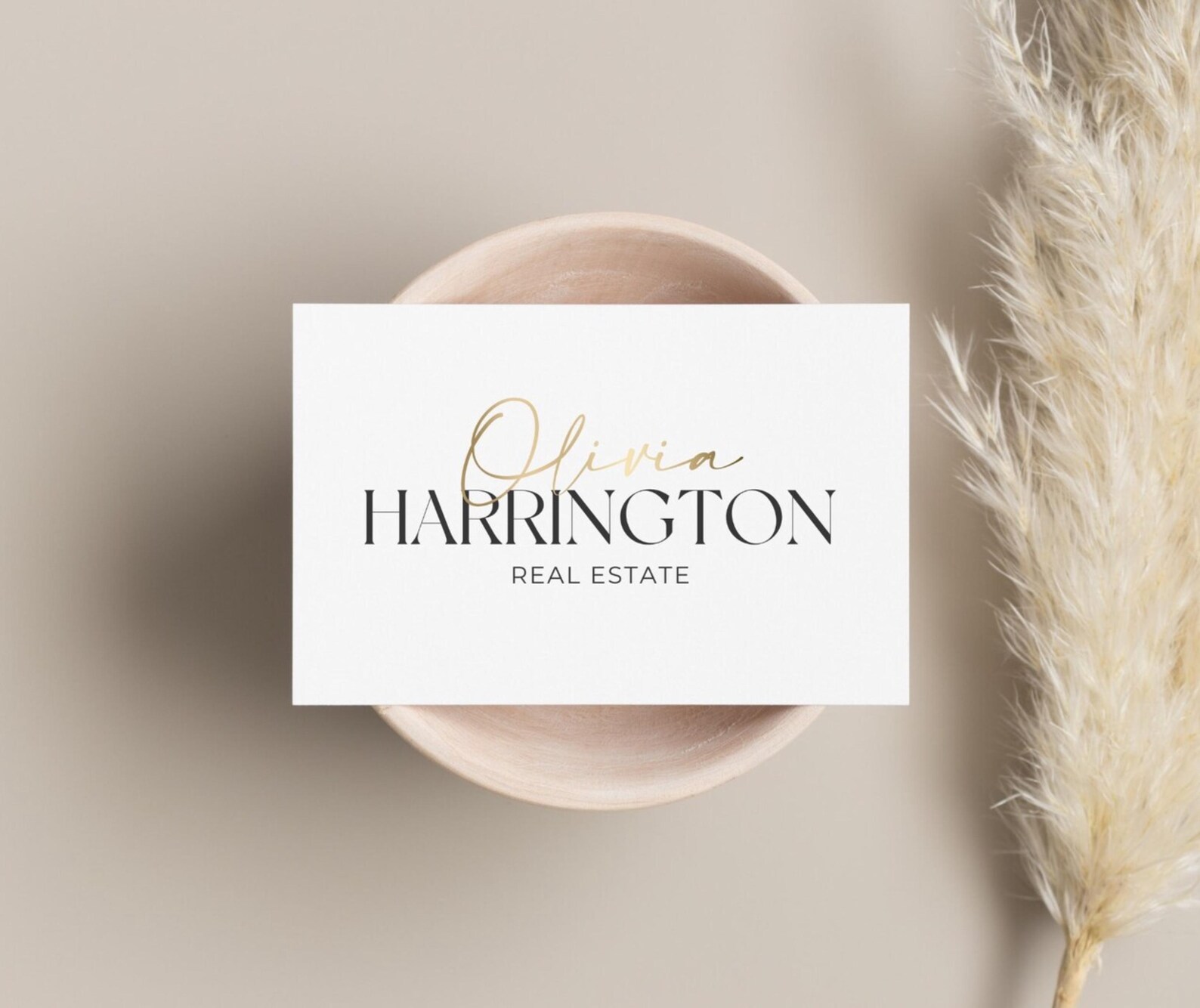 Premade Name Logo Design for a Realtor, Real Estate Agent, Business ...