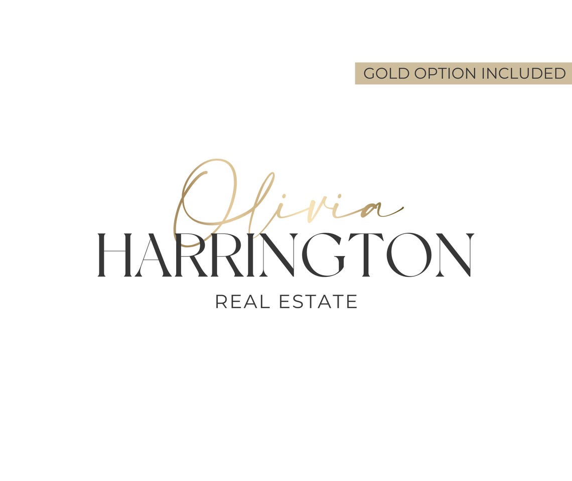 Premade Name Logo Design for a Realtor, Real Estate Agent, Business ...