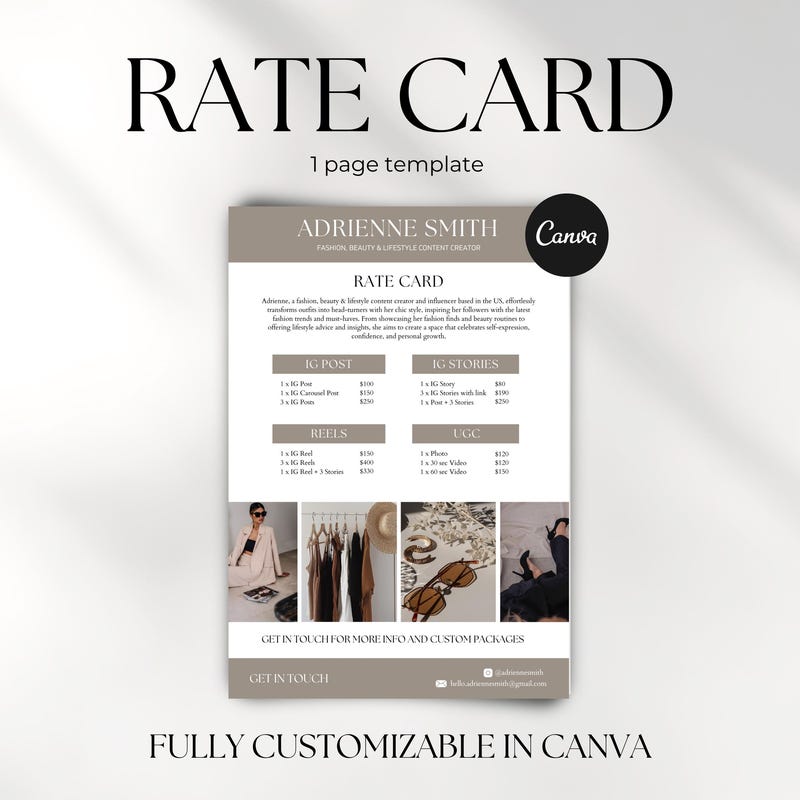 Ugc Price Card - Etsy