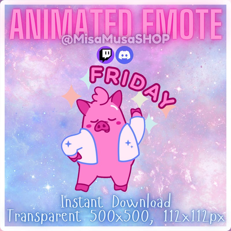Twitch @friday - Etsy