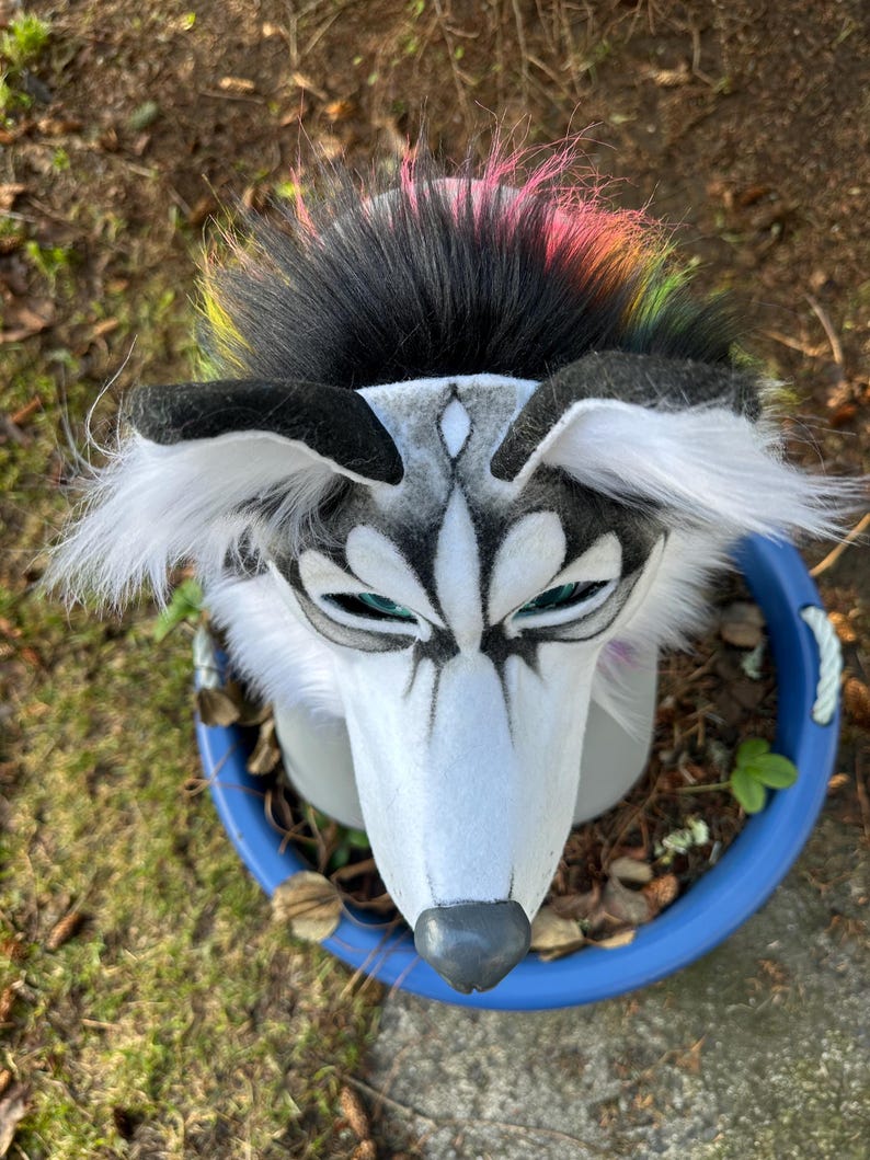 Siberian Husky Mask - Etsy