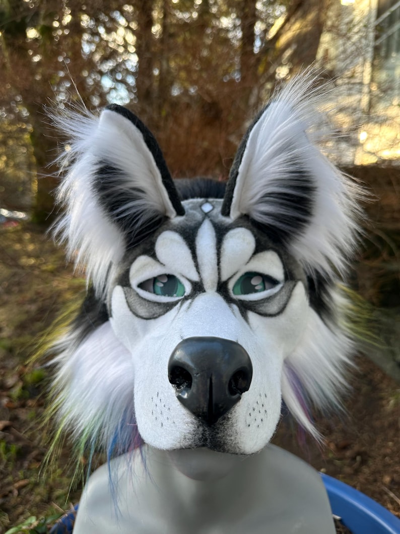 Siberian Husky Mask - Etsy