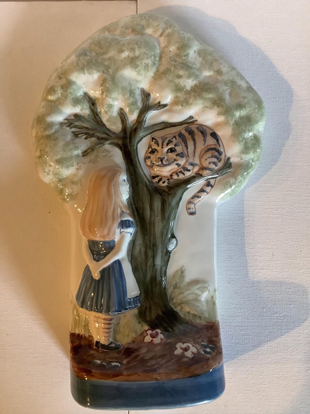 Alice in Wonderland Flat Back Rye Pottery Ceramic Wall Art - Etsy