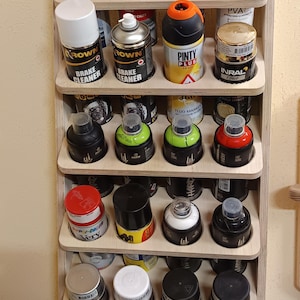 Spray Paint Can Organizer Shelf - Etsy