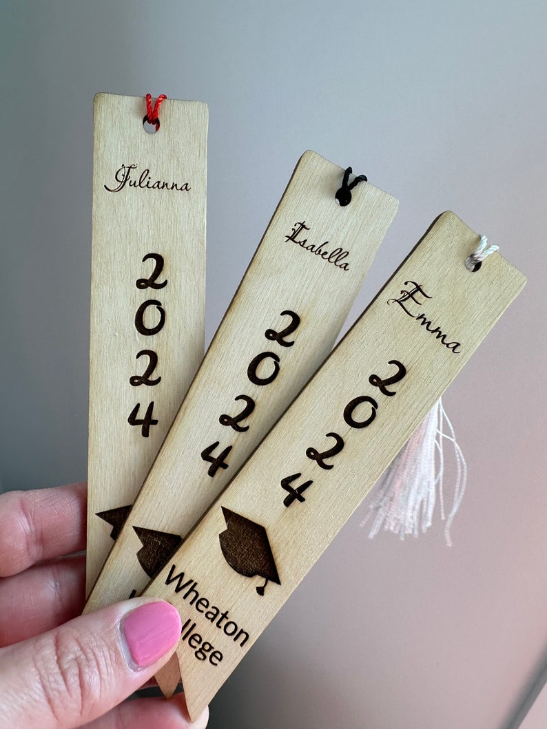 Personalized Graduation Bookmark Keepsake for the Class of 2026 Senior ...