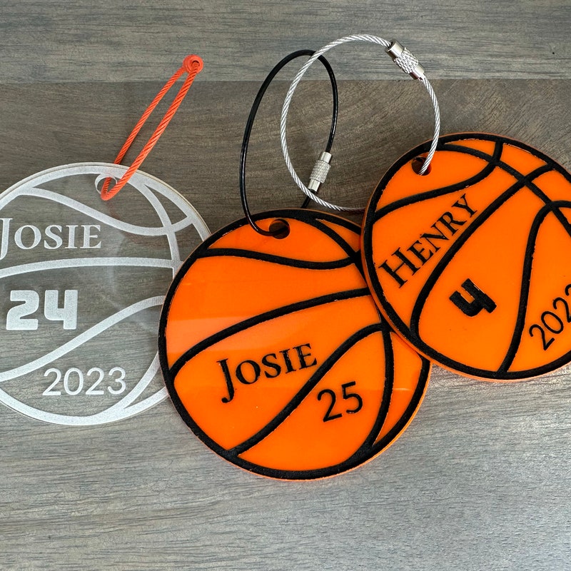 Basketball Bag Tag - Etsy