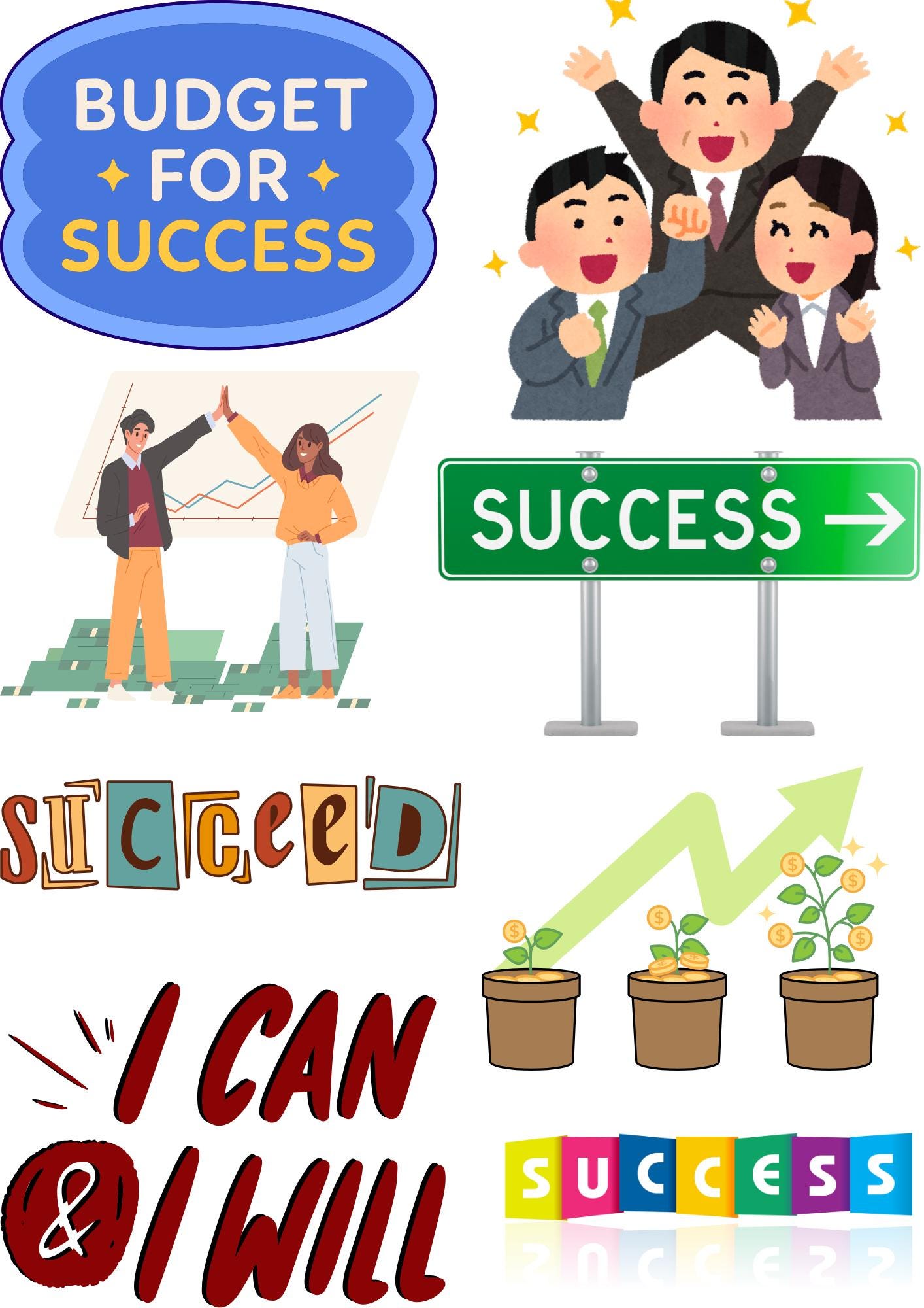 2025 Vision Board Manifest Dream Life Printable PDF Inspiring Quotes ...