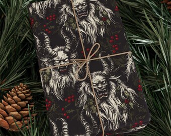 CREEPING TOILE KRAMPUS Creature in the Forest Dark Christmas Gift ...