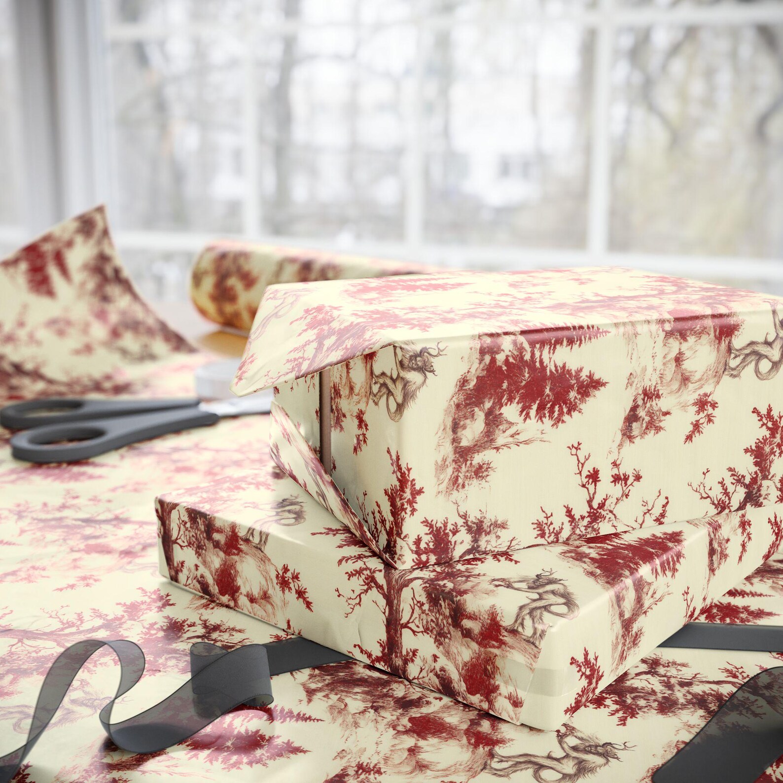 CREEPING TOILE KRAMPUS Creature in the Forest Dark Christmas Gift ...