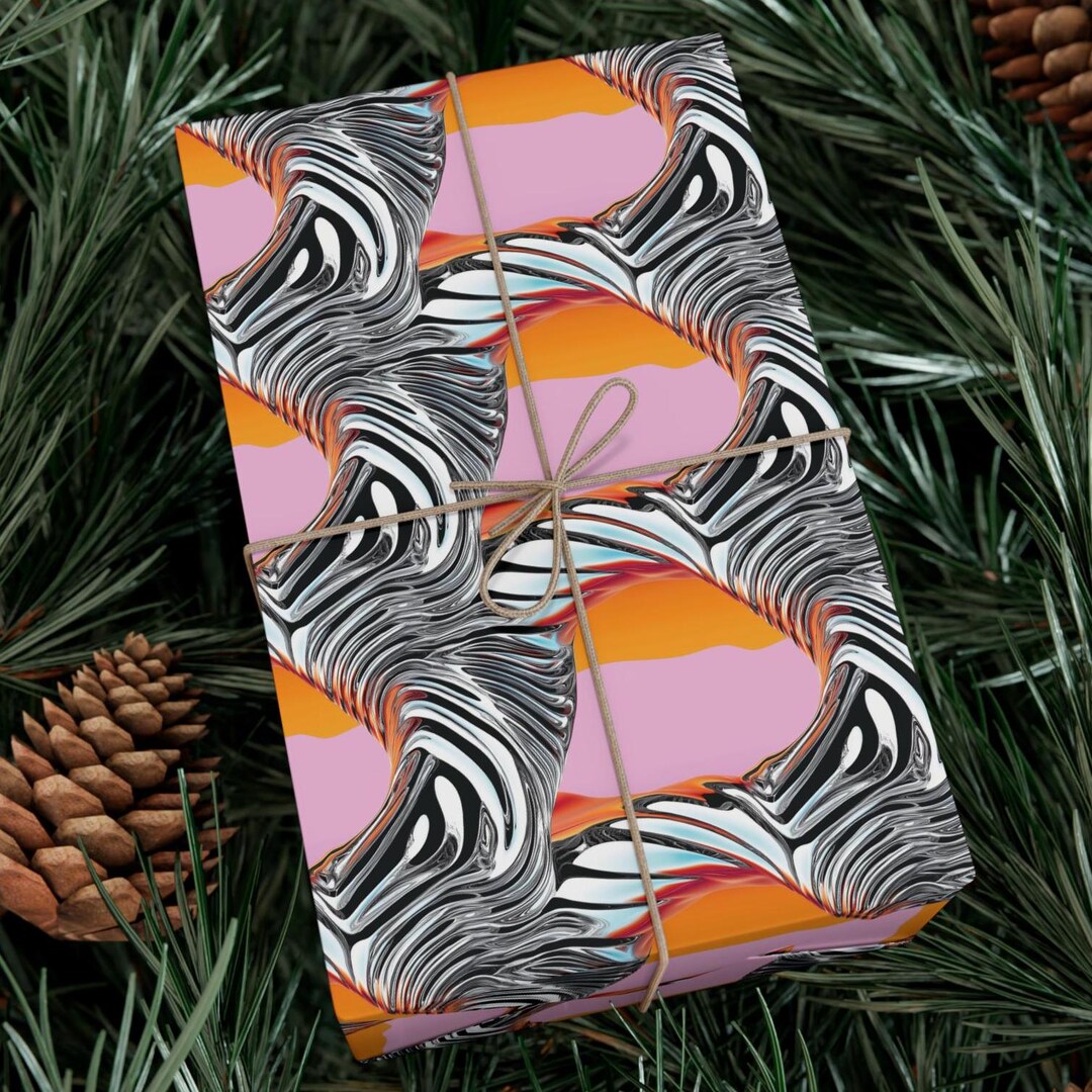 STRANGE OPTICAL ILLUSION Gift Wrapping Paper, Visionary Art, 5th ...