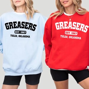 The Outsiders Sweatshirts, Outsider Sweatshirts, GREASERS Shirt, Stay ...
