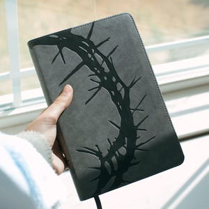 Personalized Black Leather Bible for Men Custom Engraved CSB Bible With ...