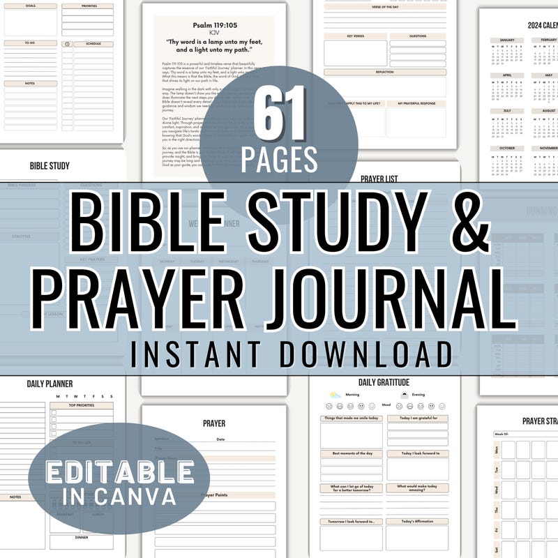 Prayer Journal Printable - Etsy