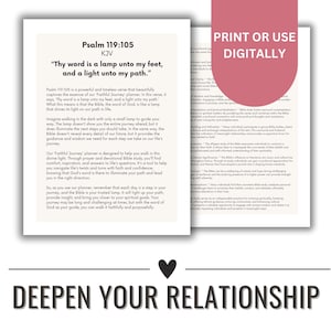 Prayer Journal Printable Bible Study Planner Faith Based Bible Study ...