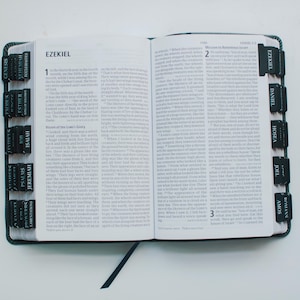 Personalized Black Leather Bible for Men Custom Engraved CSB Bible With ...
