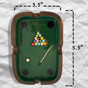 Pool Table Ashtray / Trinket Dish - Etsy