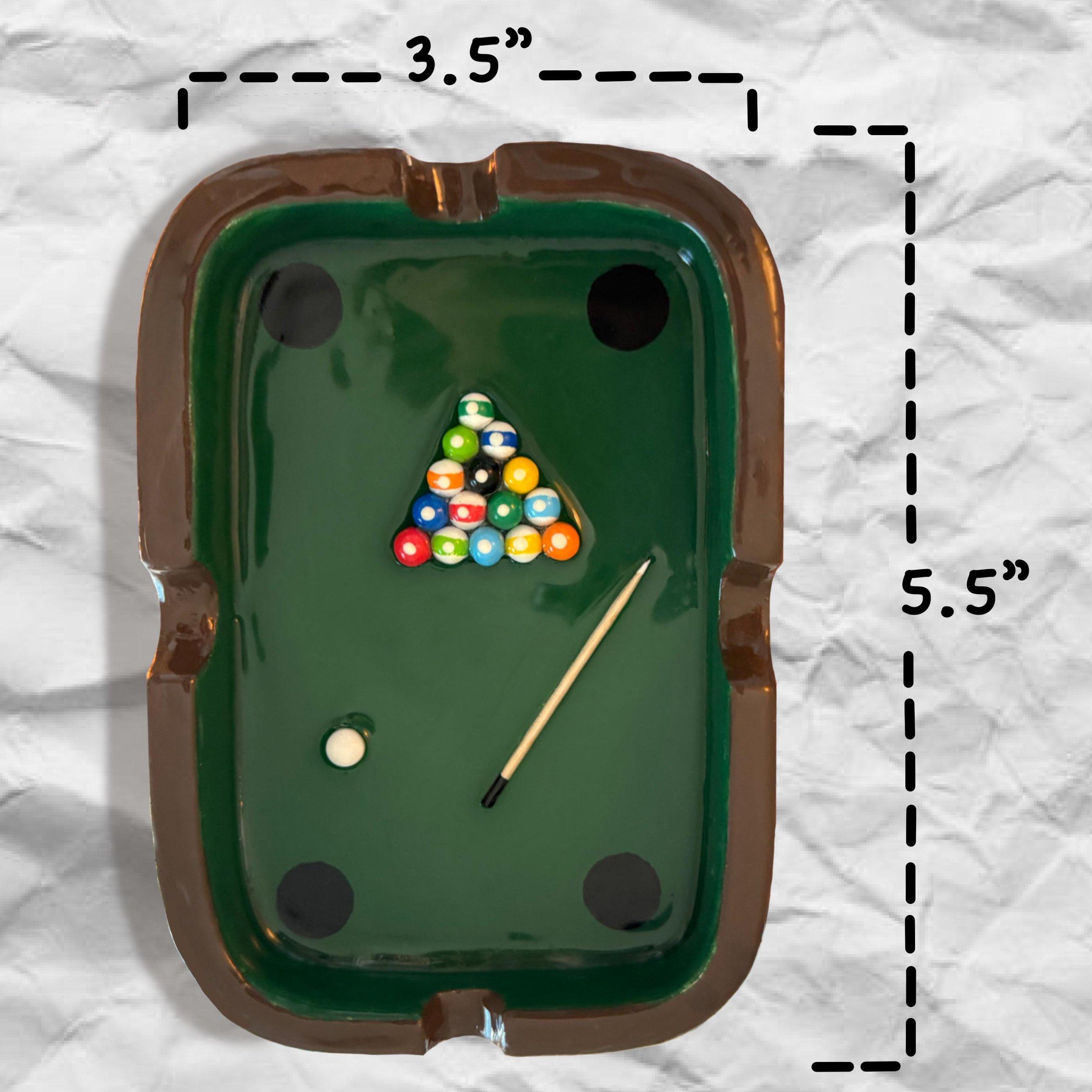Pool Table Ashtray / Trinket Dish - Etsy