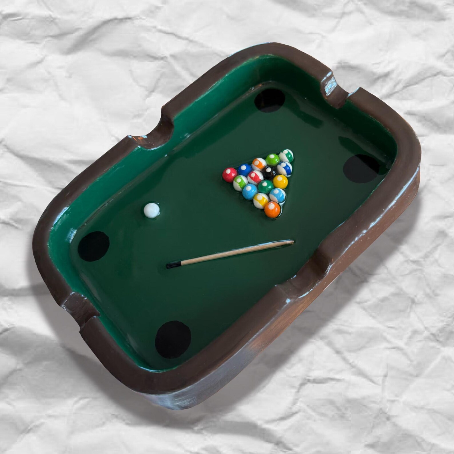 Pool Table Ashtray / Trinket Dish - Etsy