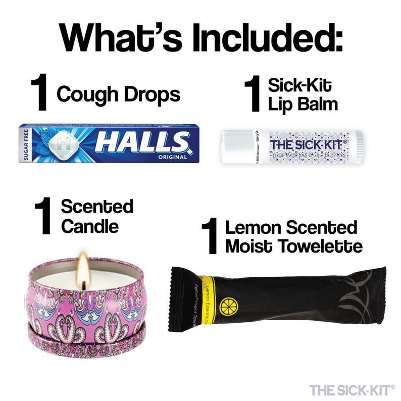 The Sick- Kit Original Wellness Care Package – Hand Assembled Get Well ...