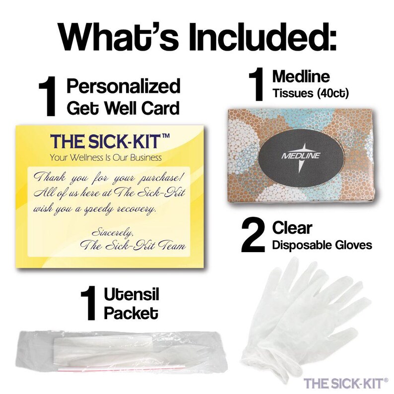 The Sick- Kit Original Wellness Care Package – Hand Assembled Get Well ...