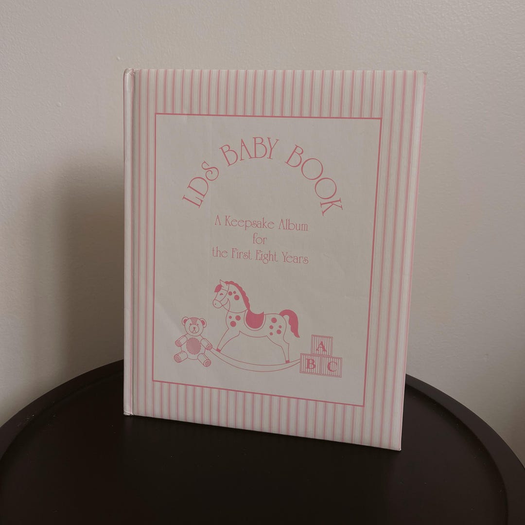 Adorable Vintage 2001 LDS Baby Girl Memory Book| Keepsake Album for ...
