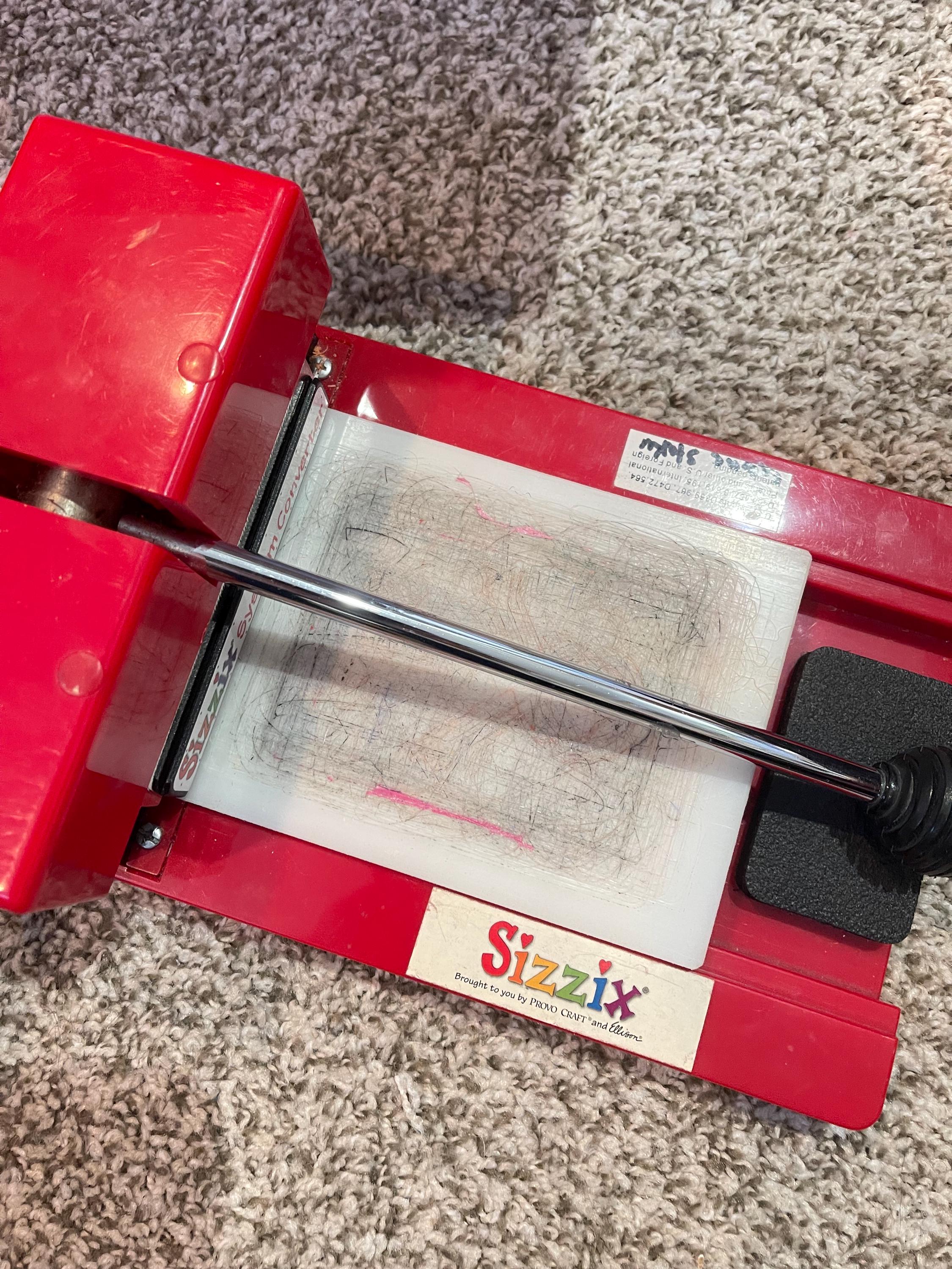 Sizzix Original Personal Die Cut Cutter | Provo Craft Ellison Red ...