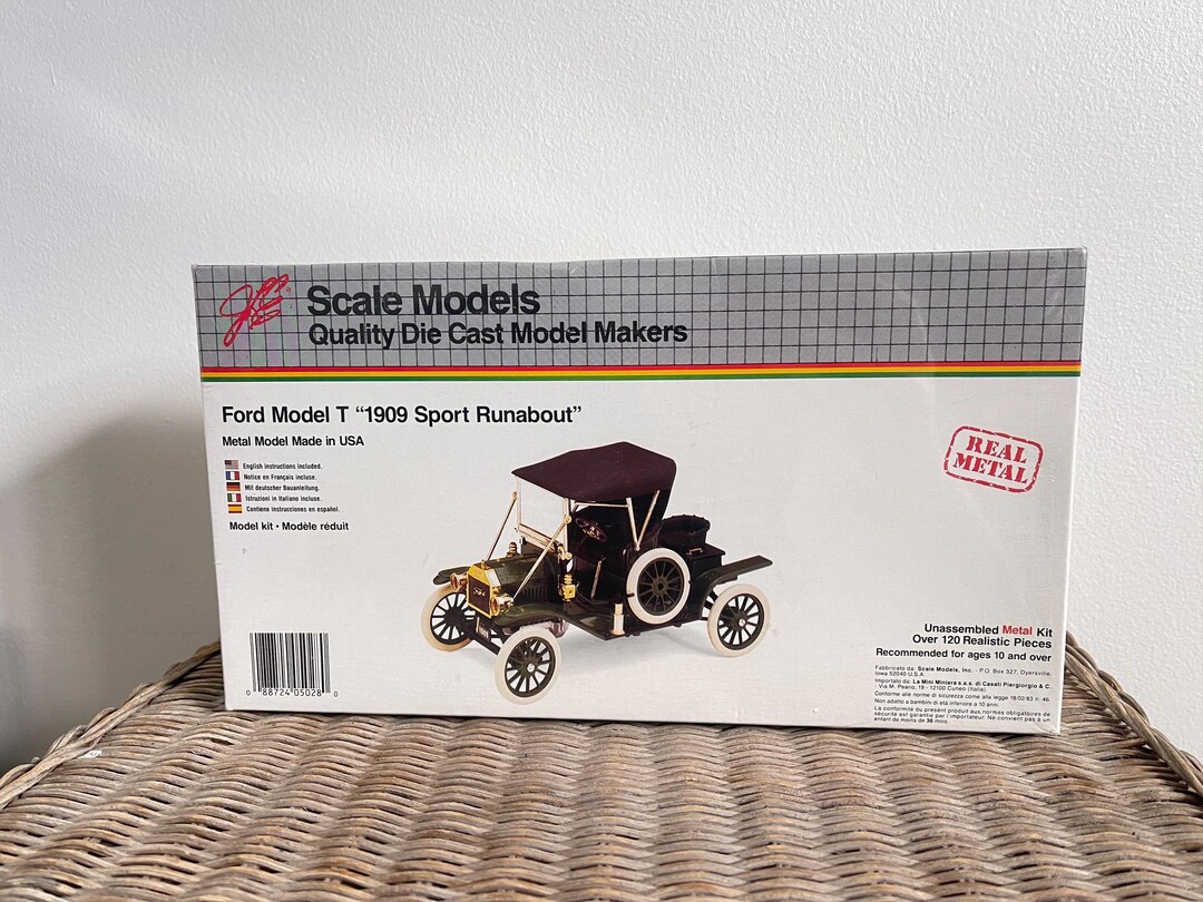 Vintage JLE Scale Models 1909 Ford Model T Sport Runabout Die-cast ...