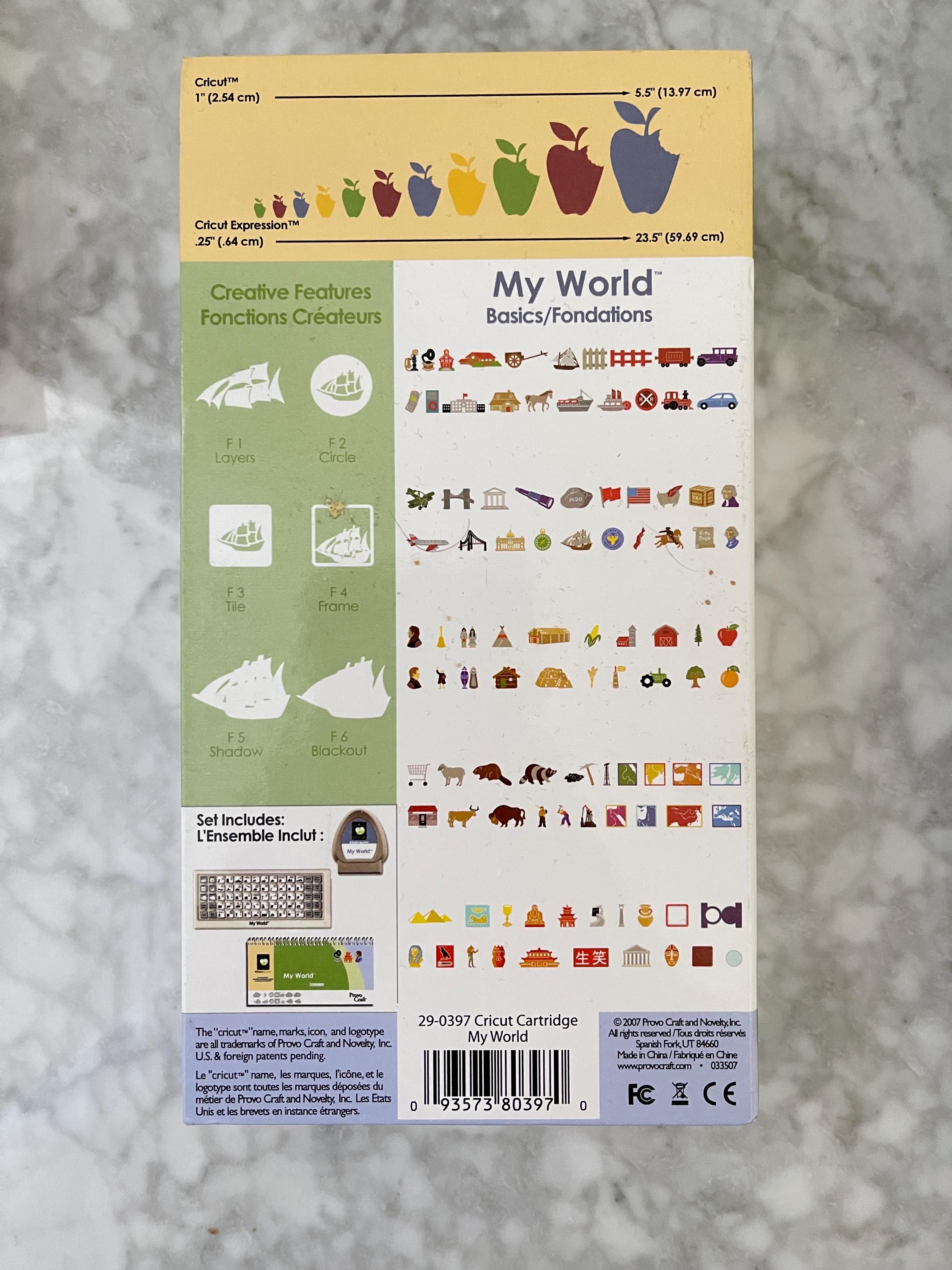 Cricut Die-cut Cartridge-for Arts & Crafts Many Cartridge Options Provo ...