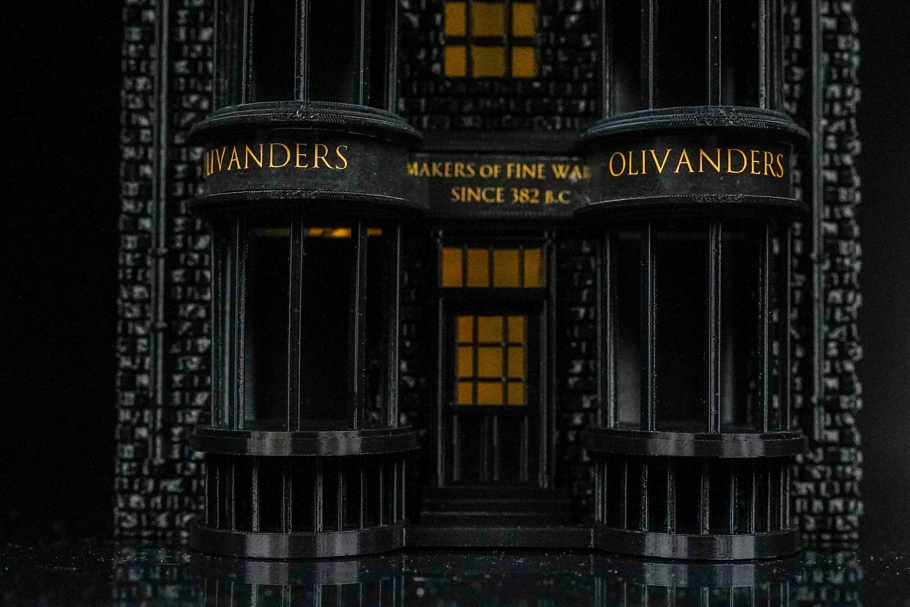 Harry Potter Diagon Alley Ollivander's Wand Shop Model, Ready for 3D Print, STL File Digital ...