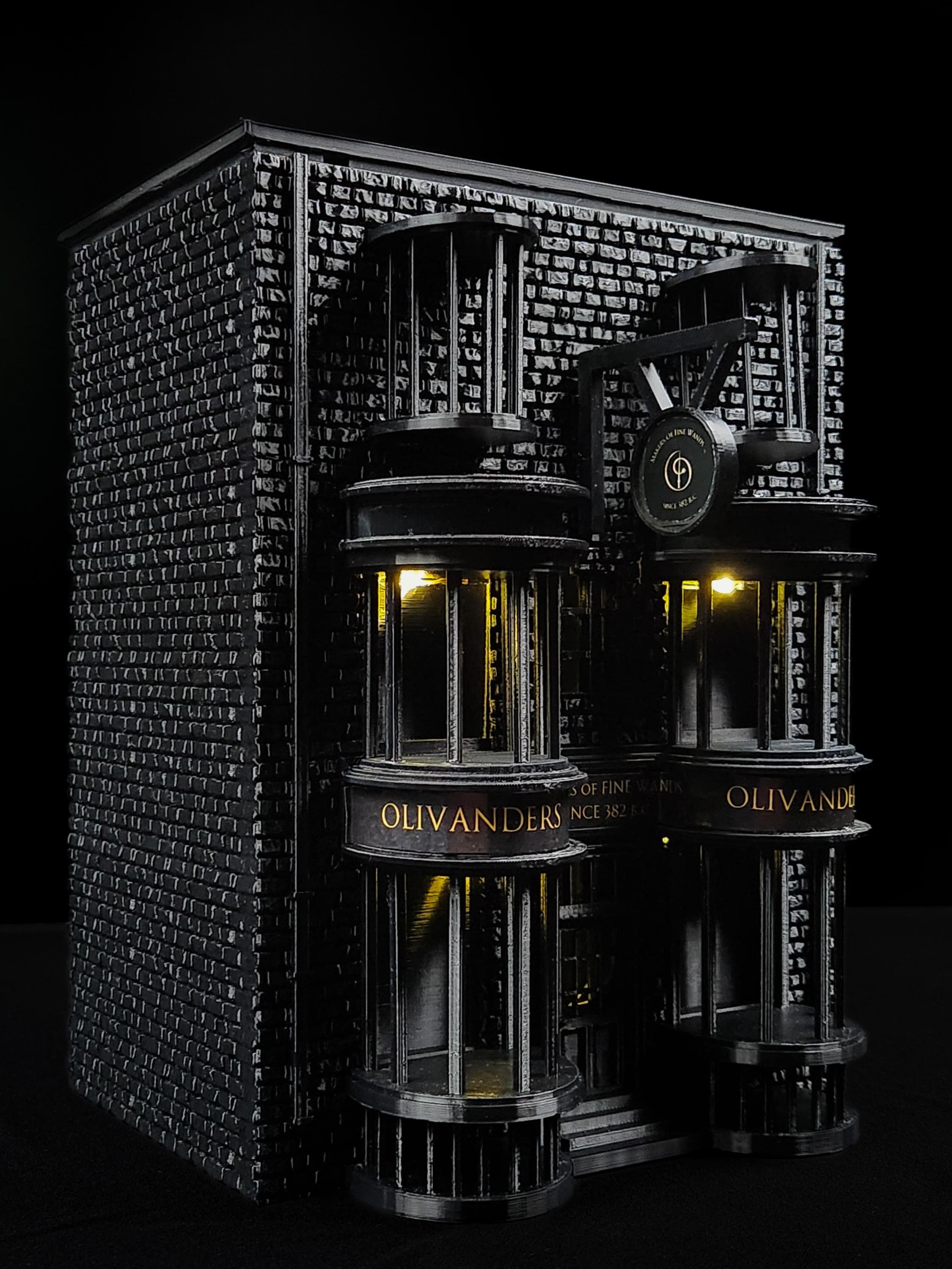 Harry Potter Diagon Alley Ollivander's Wand Shop Model, Ready for 3D Print, STL File Digital ...