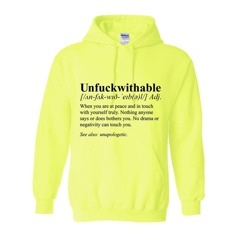 Unf*ckwithable Hoodie | Women’s Empowerment Hoodie | Strong Woman ...