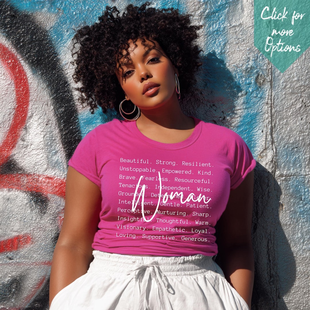 Definition of a Woman - Empowering Woman T-shirt – Faith-based Word Tee ...